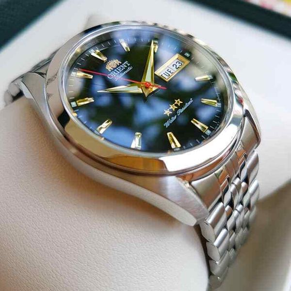 Orient Automatic Water Resistant Stainless Steel Watch SAB0D003B8 | WatchCharts Marketplace
