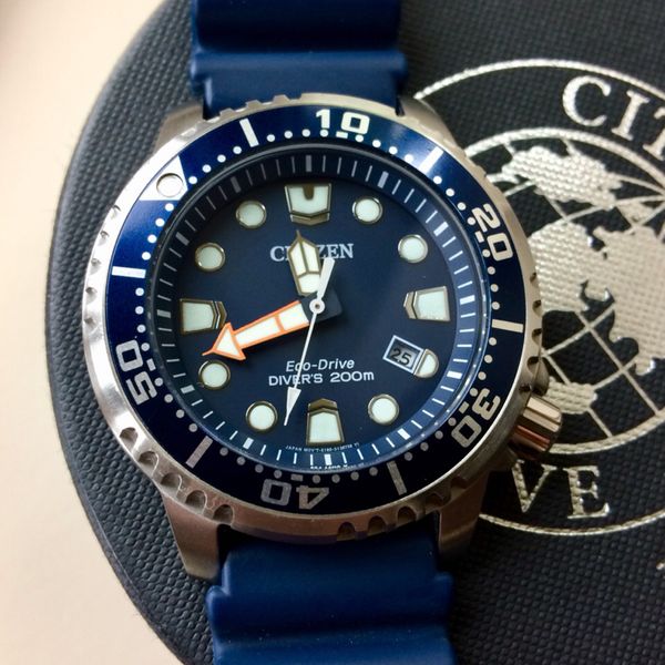 Citizen Promaster Eco-Drive blue dial | WatchCharts Marketplace