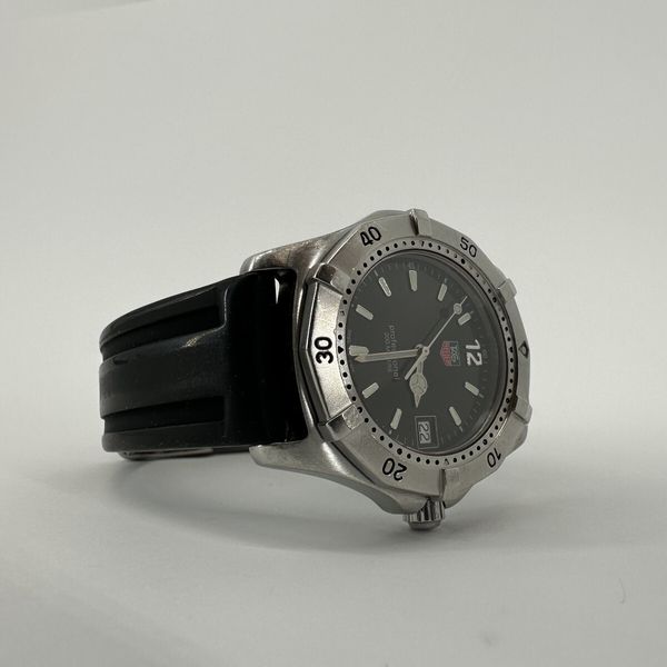 TAG HEUER Professional 200 m WK1110-1 Date Black Dial Quartz Men's Watch | WatchCharts Marketplace