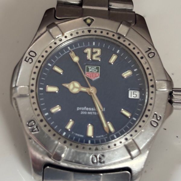 Mens Tag Heuer Professional 200m Watch Ref. WK1113 Quartz | WatchCharts ...