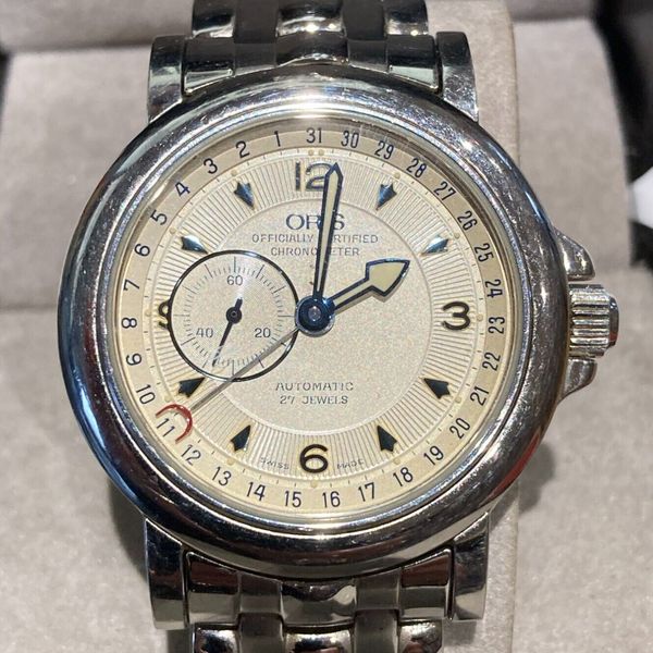 ORIS - CHRONOMETER - MODEL No.: 7467B - Cream dial - Pointer Date - ORIGINAL | WatchCharts ...
