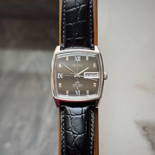 [WTS] Seiko Lord Matic LM Crosshair Beautiful Grey Brushed Dial 5606 ...