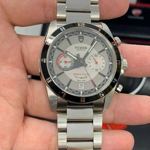 Tudor Grantour Chrono Fly-Back Mens 42mm Stainless Steel Ref. 20550N ...