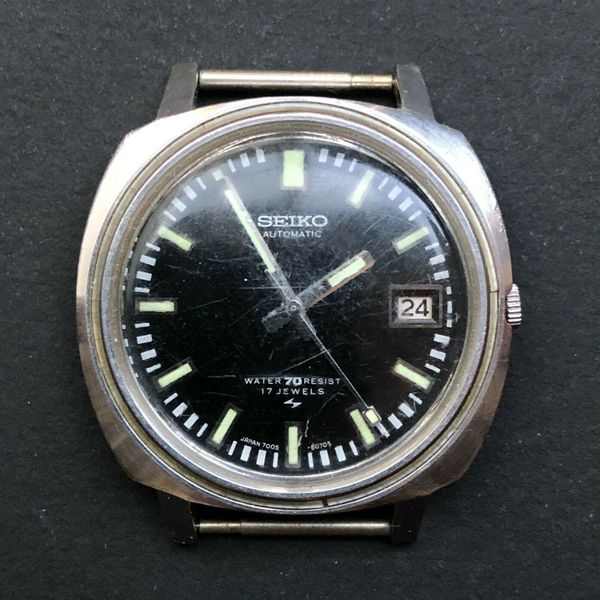 Vintage SEIKO 7005-8052 without bezel or band | WatchCharts