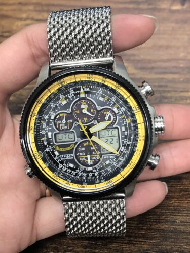 Discontinued CITIZEN Promaster Navihawk A-T (JY8031-56L Blue Angel ...