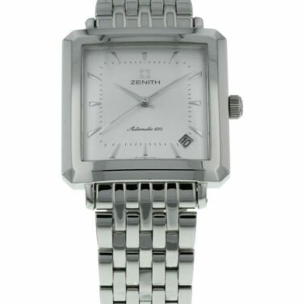Zenith Elite Automatic 670 Men's Stainless Steel Watch 90/02 0100 670 ...