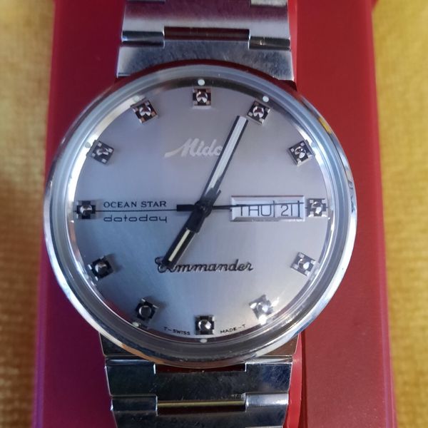 Mido Ocean Star Datoday Commander 8269 | WatchCharts Marketplace