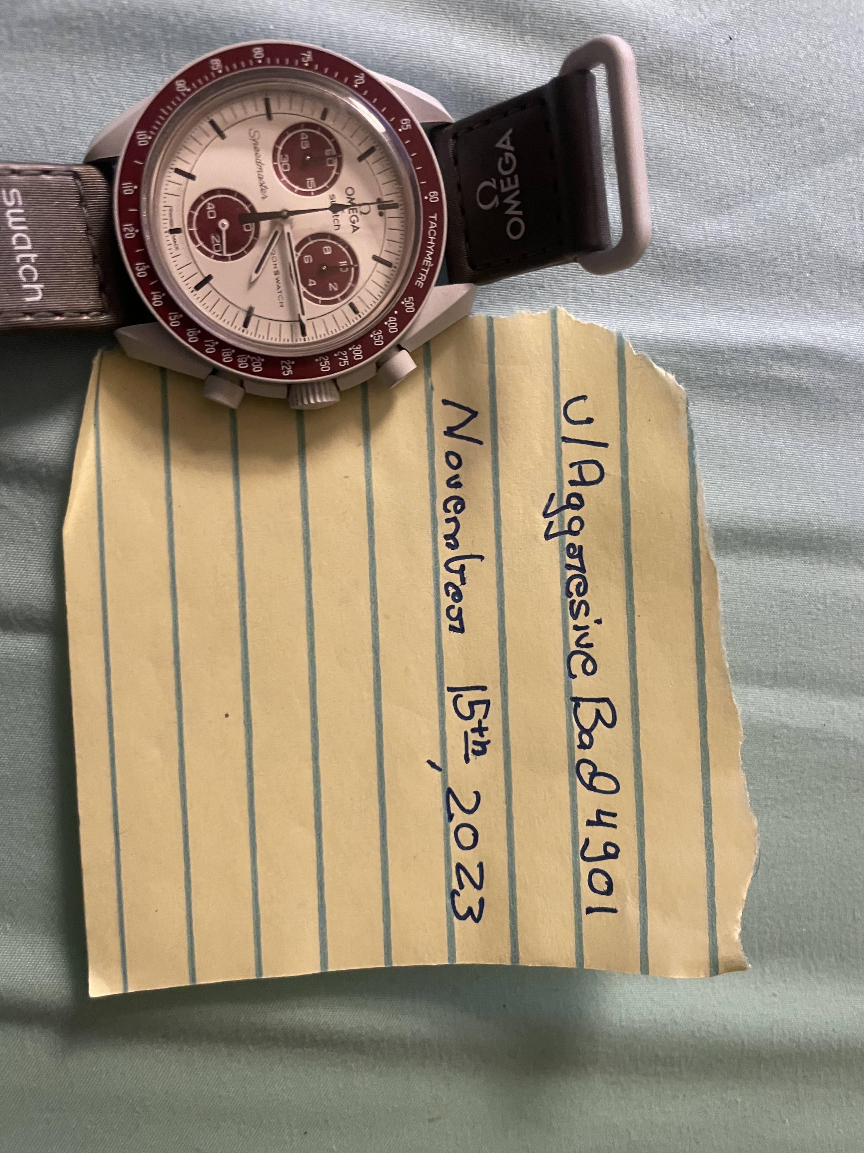 [WTS] (Swatch x Omega) (Moonswatch "Mission to Pluto" Reference Number ...