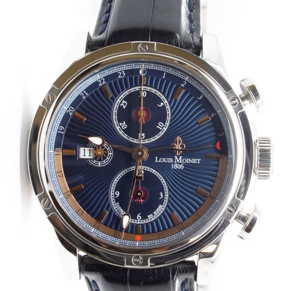 LOUIS MOINET Geograph Dual Time Limited Edition #005 of 365 Minty ...