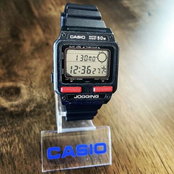 RARE Vintage 1982 Casio J-51W Digital Jogging Watch, Module 208, Made ...