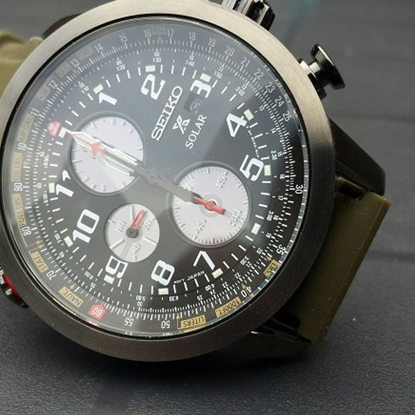 FSOT Seiko Prospex Solar Pilot Chrono UK | WatchCharts Marketplace