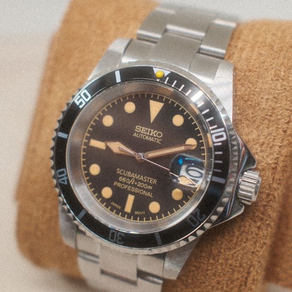Seiko Mod Scubamaster Nh35 Diver Vintage Style Automatic | WatchCharts ...