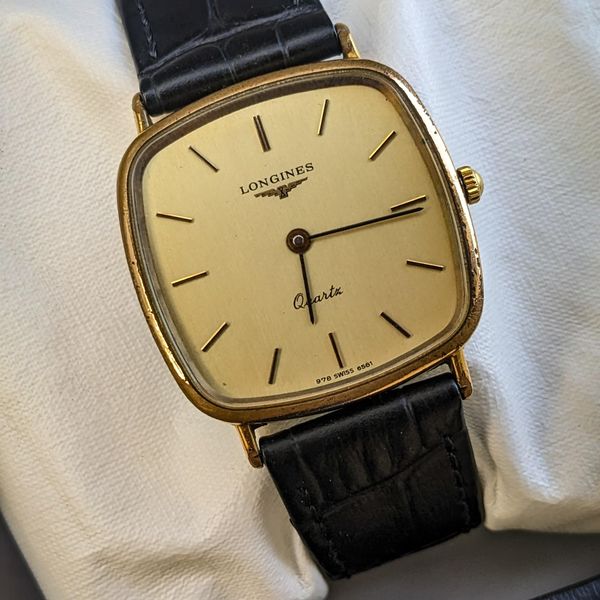 [WTS] Vintage LONGINES Classic Gold Plaque Tank 978-6581???? Quartz ...