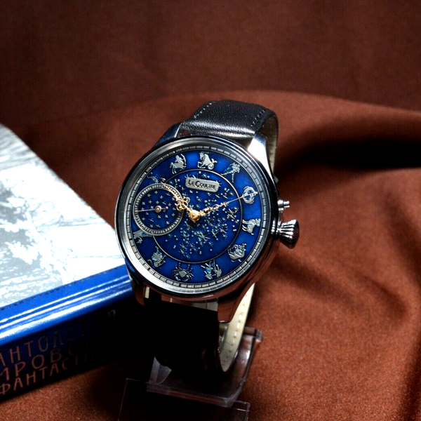 Swiss Watch LeCoulter Zodiac Dial Vintage Collectible Antique Swiss ...