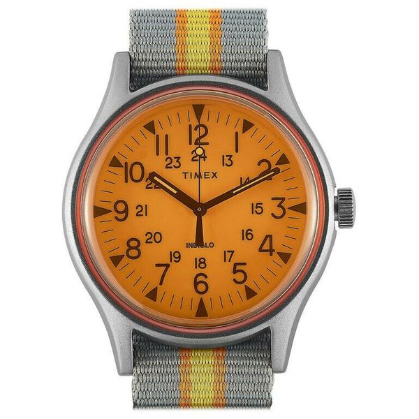 Timex MK1 Aluminum California Orange Dial Men's Watch TW2T25500 Open ...