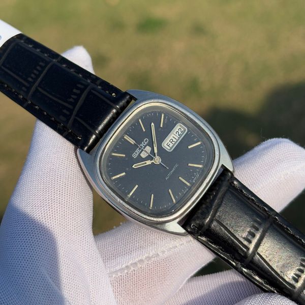 Vintage Seiko 5 Automatic Tv Shape Beautiful Dial Japan Made Men Watch 6309-5800 | WatchCharts ...