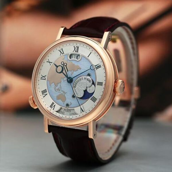 Breguet Classic Series Rose Gold Automatic Mechanical Men's Watch ...