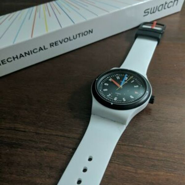 Swatch Sistem Construction Automatic Watch SUTW405 Analogue Silicone ...