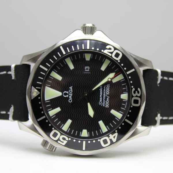 BARGAIN! Omega Seamaster Pro 300M SMP 2264.50 Quartz Black Wave Dial ...