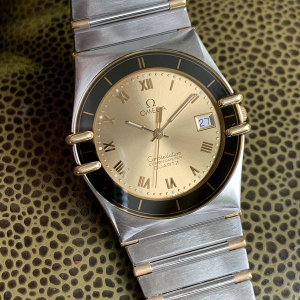 Omega Constellation Chronometer 1422 18K & Stainless Steel Wristwatch ...
