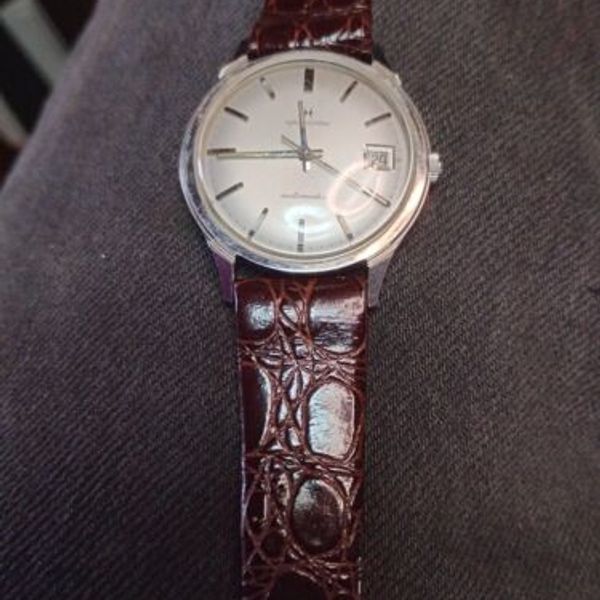 Vintage Hamilton 694A Mens Automatic Watch Date Swiss 1960's Runs As Is ...