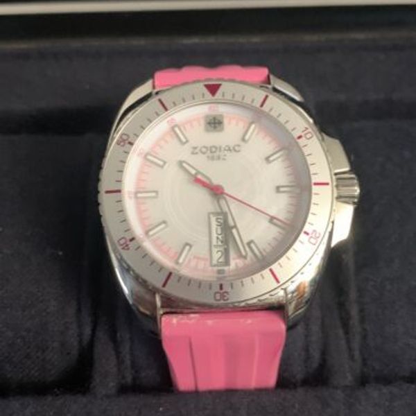 Zodiac Speed Dragon Pink Swiss Made Watch | WatchCharts Marketplace