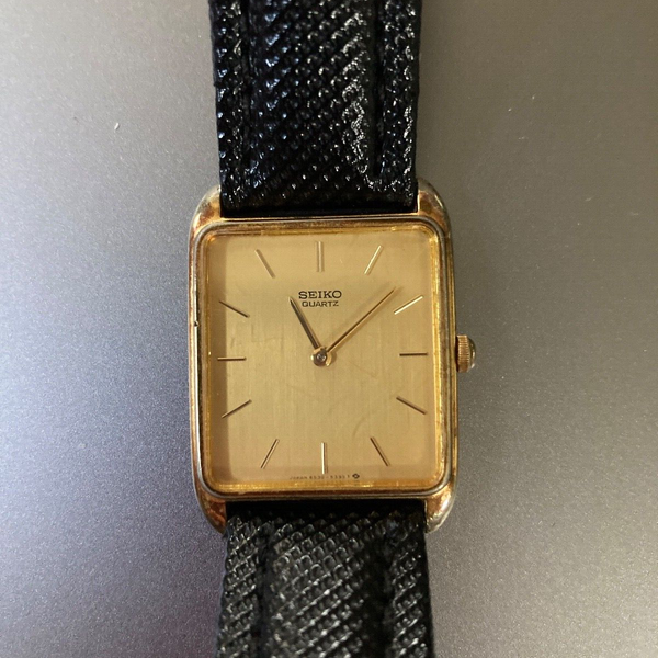 Vintage SEIKO 6530-5200 Watch, 5 Jewel Japan Quartz, New Battery, Runs ...
