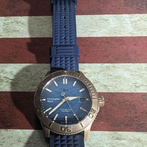 [WTS] Christopher Ward C60 Trident Bronze Ombre Blue, 40mm ...
