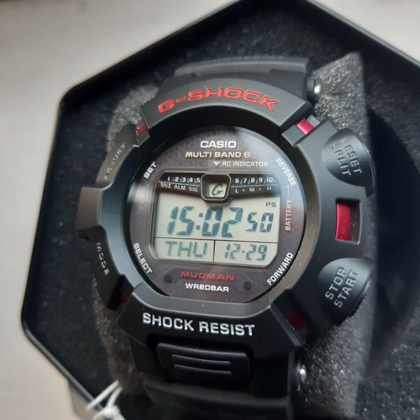 [£160 GBP] Casio G-Shock GW-9010-1ER GW-9010-1 MUDMAN Touch Solar ...
