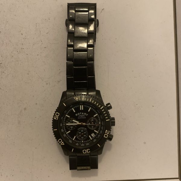 Rotary Menâ s Watch Black Ocean | WatchCharts Marketplace