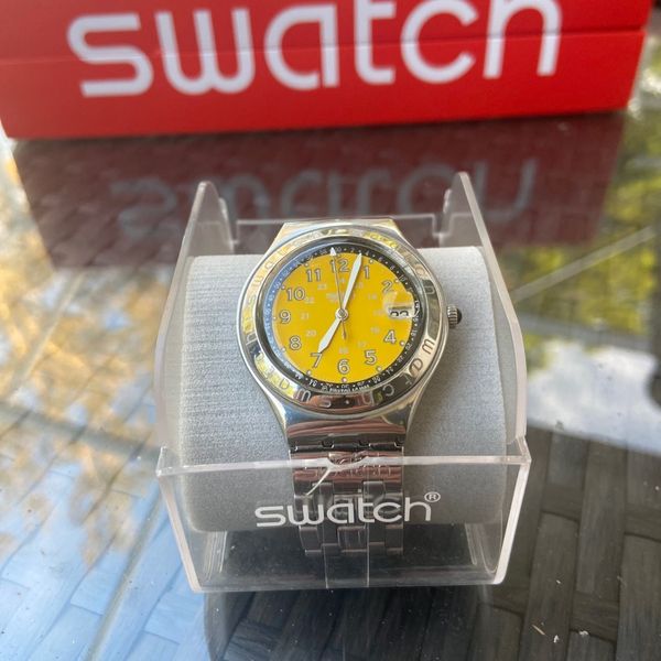 Swatch Watch Happy Joe Yellow Vintage 1997 | WatchCharts Marketplace
