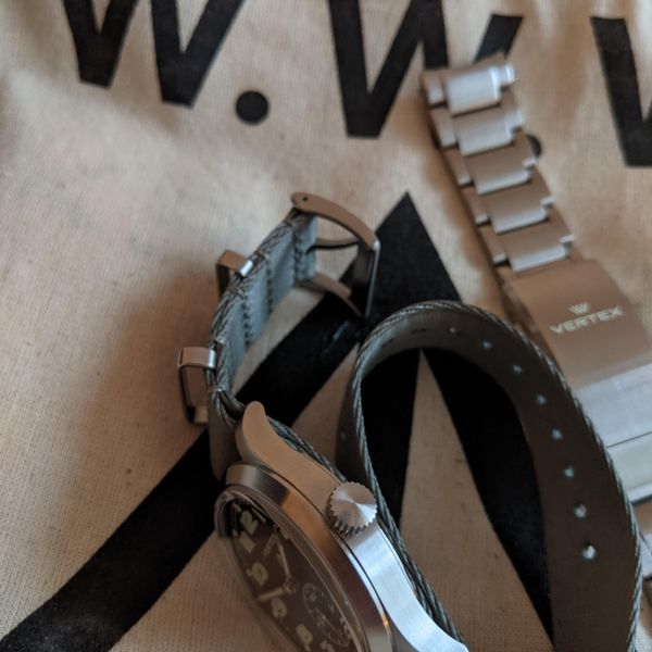 [WTS] Vertex M100A (Full Kit + Bracelet + Extras) | WatchCharts Marketplace