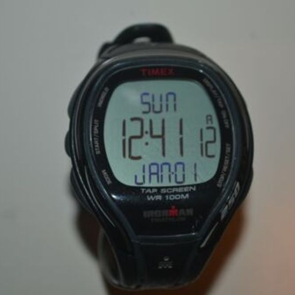 Men’s Timex Ironman Triathlon TapScreen T5K88 Sleek 250 Lap Sport ...