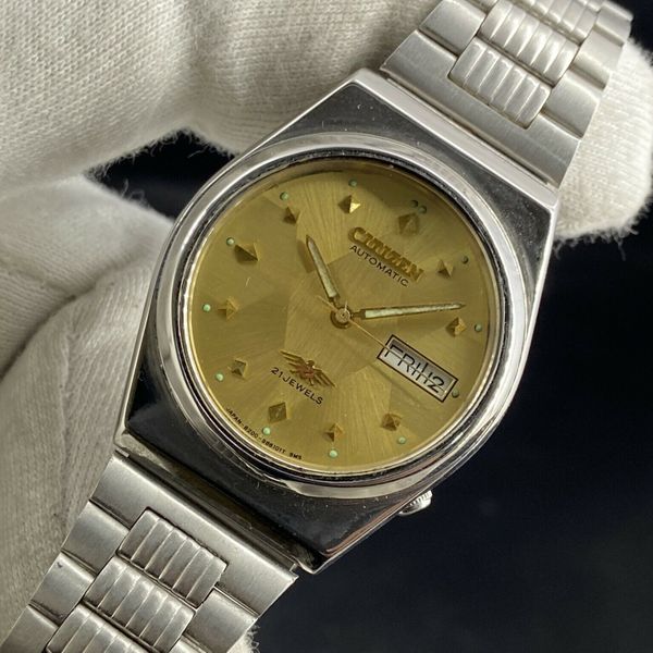Vintage Citizen Automatic 21 Jewels Cal.8200A Day Date Men's Wrist Watch | WatchCharts