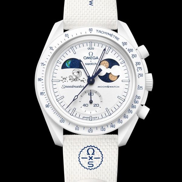 Omega x Swatch MoonSwatch Mission to Earthphase – Moonshine Gold ...