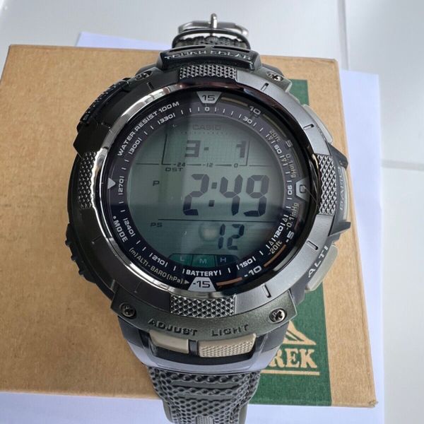 Casio ProTrek Triple Sensor Solar Watch Prg-80l-3ver excellent condition | WatchCharts Marketplace
