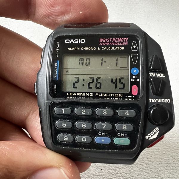 RARE Vintage Casio CMD-40B Wrist Remote Control Watch Calculator New ...