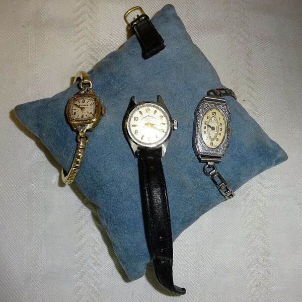 Vintage Ladies Wristwatches Lot Bulova Andre Bouchard Westfield Lot of ...