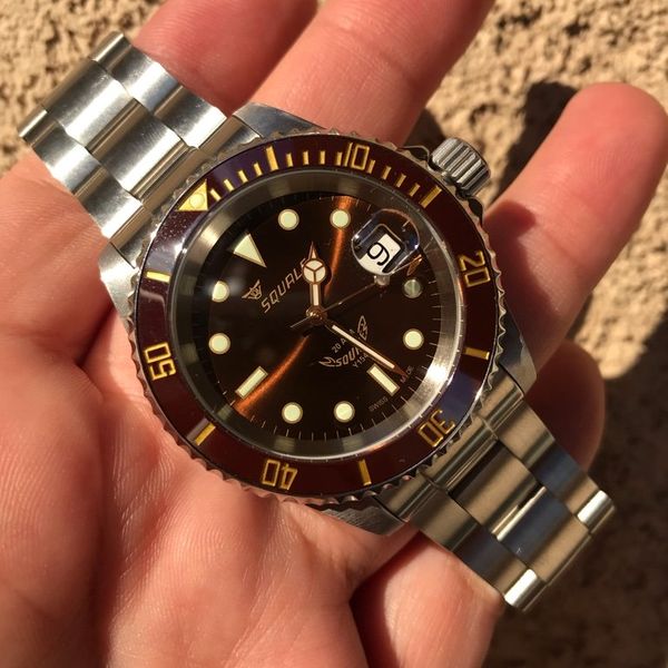 FS: Squale 20 Atmos 1545 Root Beer Ceramica | WatchCharts Marketplace