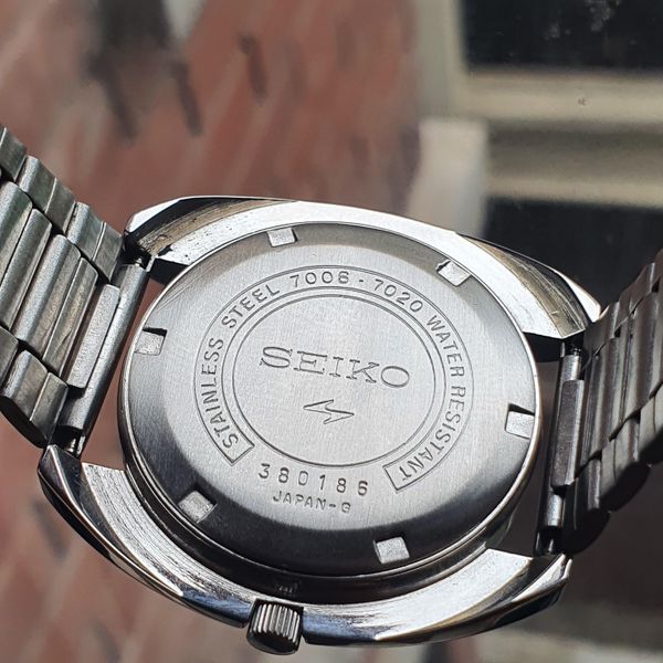 [WTS] Seiko 1973 Bat shaped Case Black dial SERVICED JDM Rare watch ...