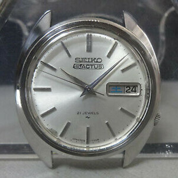 Vintage 1971 SEIKO Automatic watch [Seiko 5 ACTUS] 21 Jewels 7019-7080 | WatchCharts Marketplace
