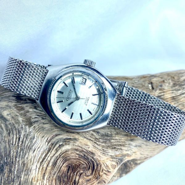 NICE VINTAGE CITIZEN 28800 AUTOMATIC 21 Jewels WATCH WOMEN'S SILVER DIAL | WatchCharts Marketplace