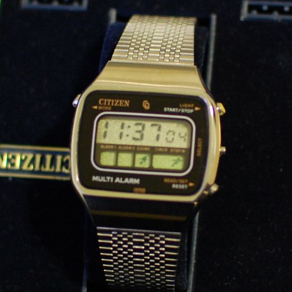 SOLD! FS: Vintage Citizen LCD multi alarm chronograph quartz watch MINT ...