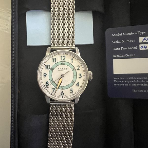 [WTS] Farer Bradfield Pilot's watch with great lume and color ...