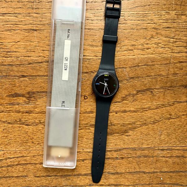 FS: Vintage Swatch Watch Don't Be Too Late! RARE 1984, complete and New ...