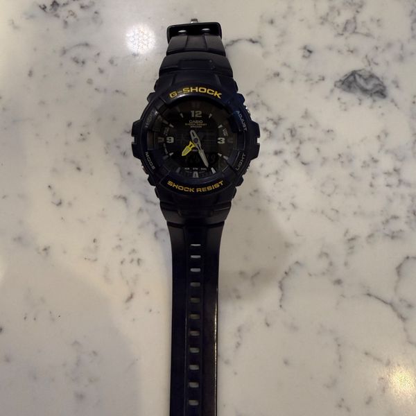 Casio G-Shock G100. Dark Blue. Digital and analogue display. Brand new ...