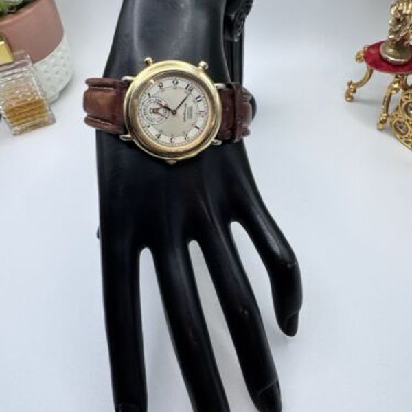 Vintage Mens Seiko Chronograph 8M25-6009 Gold Tone Quartz Date Watch Working | WatchCharts ...