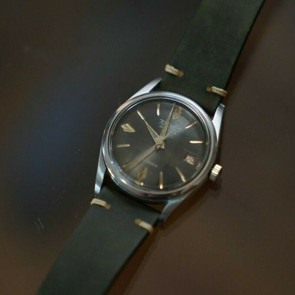 Mens 36mm TUGARIS 25j Automatic ETA 2452 Swiss Watch Vintage 60's ...