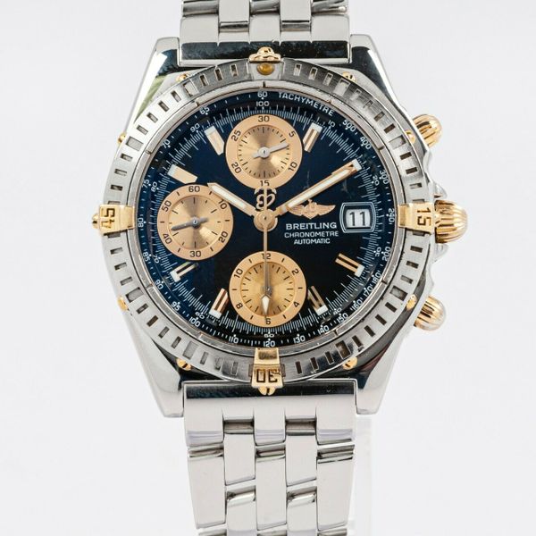 Original Two Tone Breitling Chronomat B13352 w/ Box and Papers! Needs ...