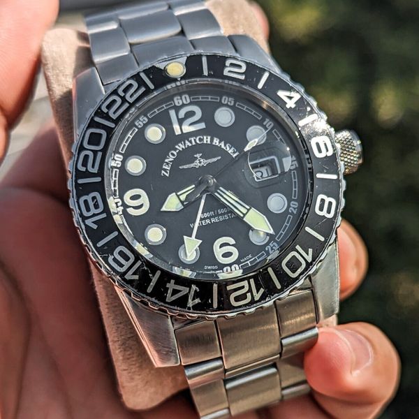 ZENO-WATCH BASEL Airplane Diver GMT 6349-515-24H | WatchCharts Marketplace
